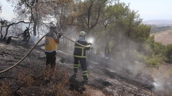 Ten Fires in Northern Syria in Just One Day - The Syrian Observer