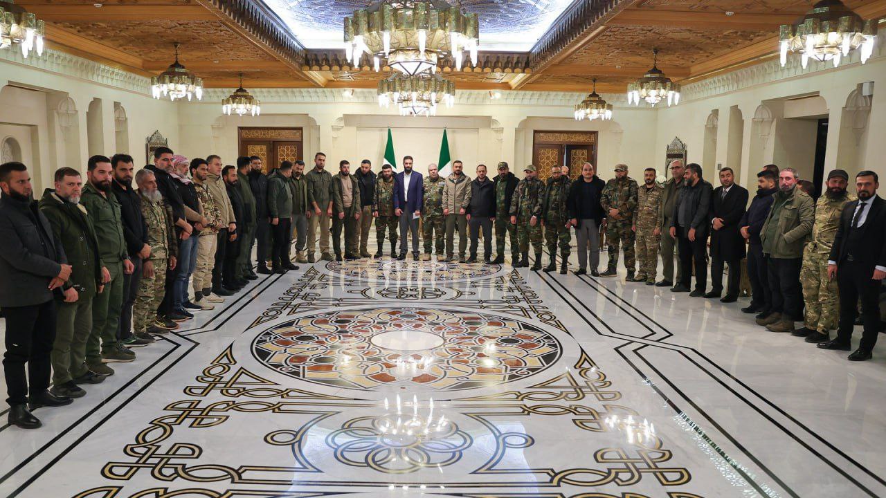 Sharaa Meets Leaders of Military Factions, Agree to Integrate Them ...